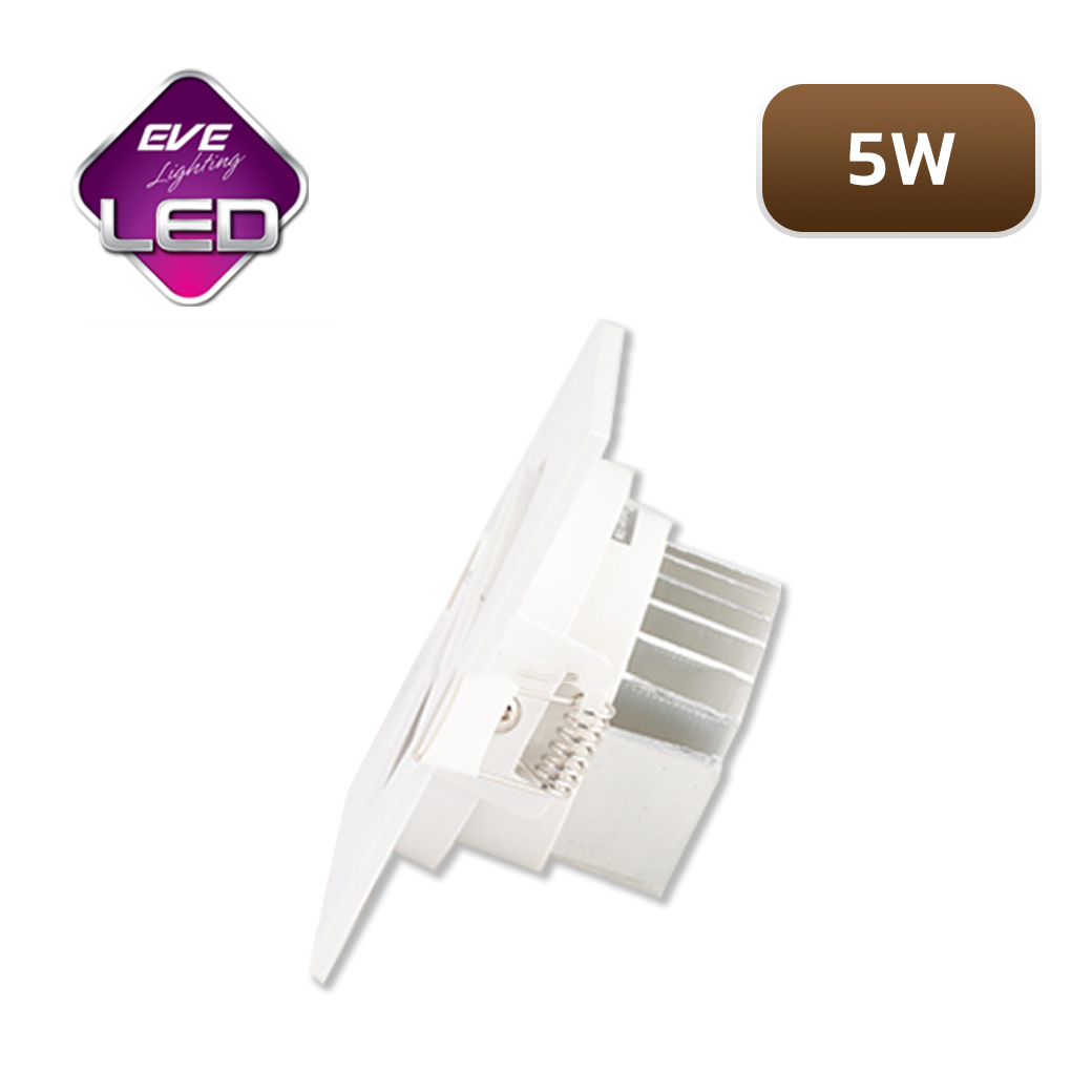 ดาวไลท์ LED EVE COB Square 5W - ENRICH LIGHTING ศูนย์รวม หลอดไฟ LED ...