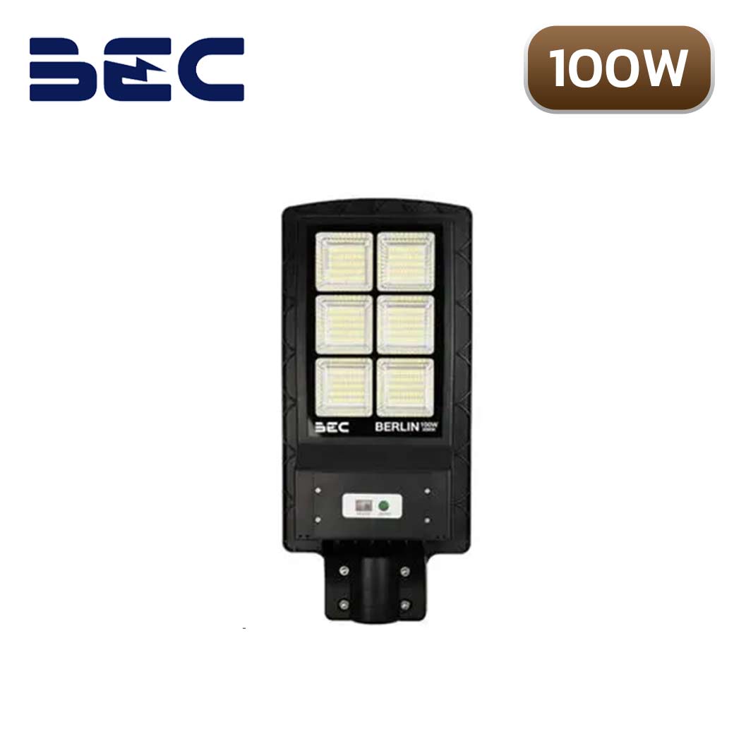 โคมไฟถนนโซล่าเซลล์ LED BEC BERLIN 100W - ENRICH LIGHTING ศูนย์รวม ...